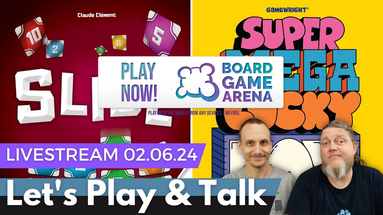 Livestream 02.06.24 + Verlosung - Let´s Play - Talk - Board Game Arena ...