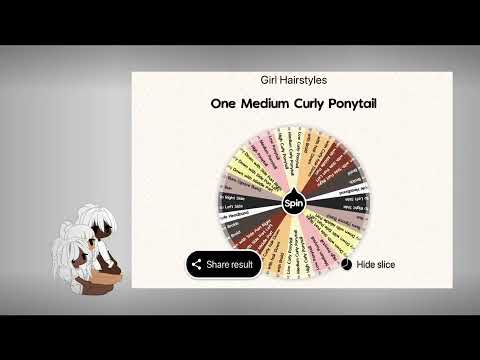 Random wheel spin to make mouthless characters - YouTube