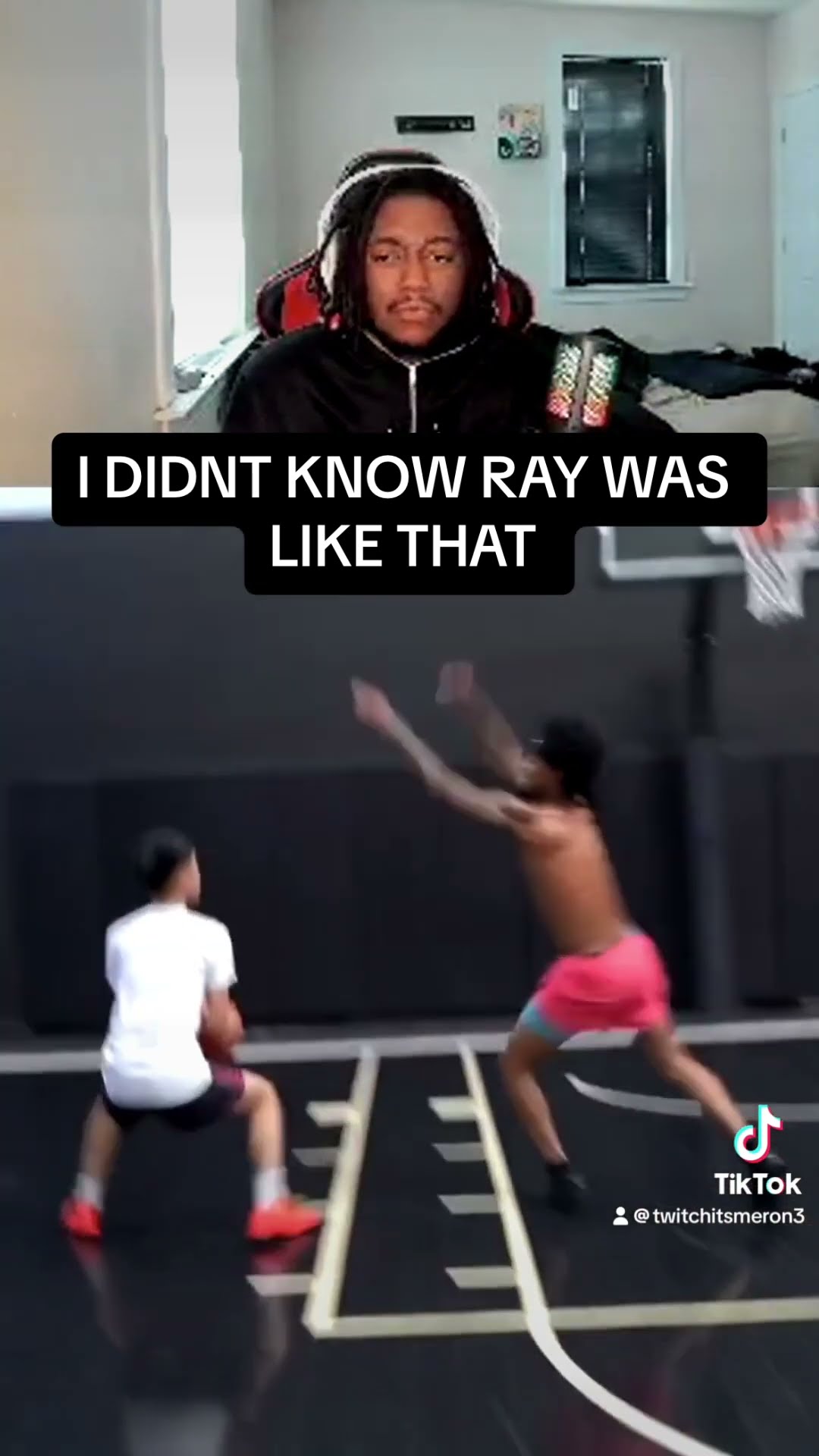 RWE RAY WAS HOOPIN🔥 #subscribe #funny #tiktok #twitch #basketball # ...