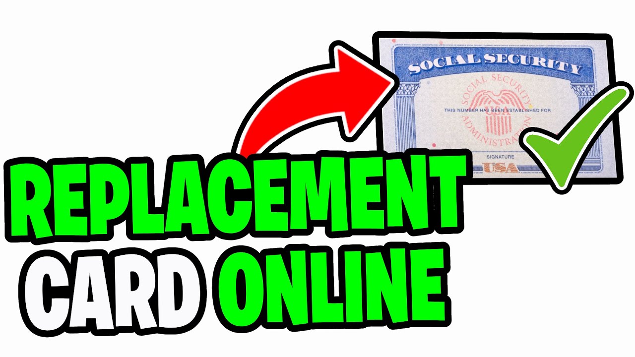 How To Apply For Replacement Social Security Card Online! - Tutorial ...
