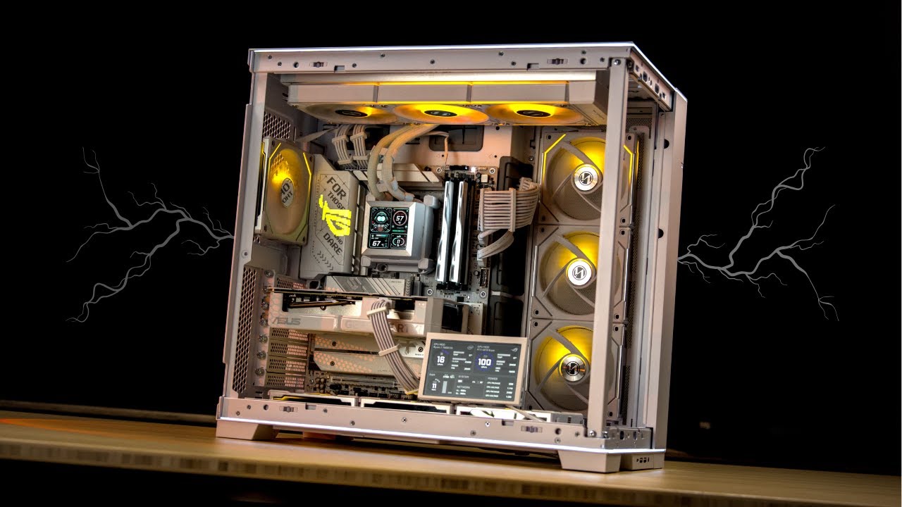 ALL Lian Li White PC Build ️ - YouTube