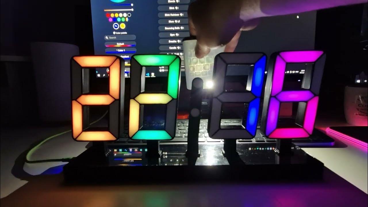 Creating 7-segment Clock - YouTube