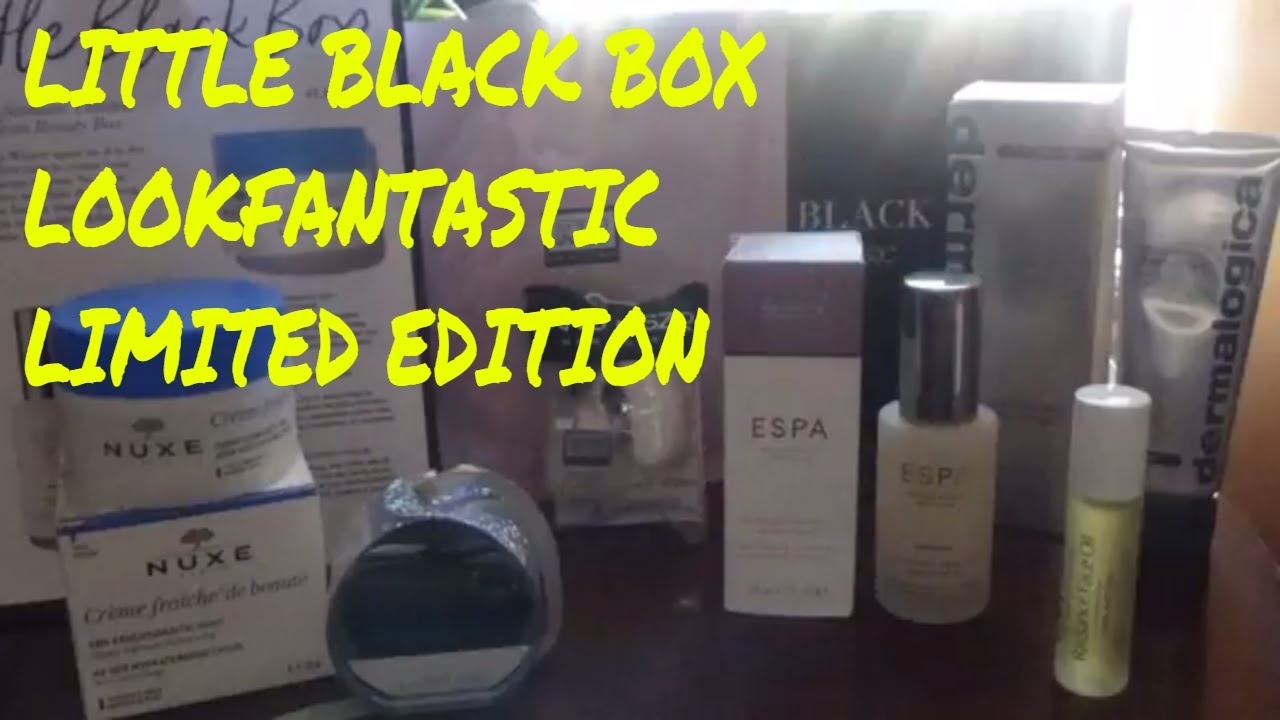 LITTLE BLACK BOX LOOKFANTASTIC LIMITED EDITION - YouTube