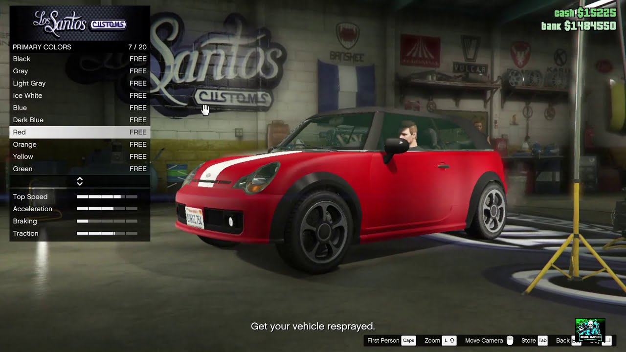MINI CAR GTA V ONLINE I HOW TO MODIFY CAR I IN GTA V - YouTube