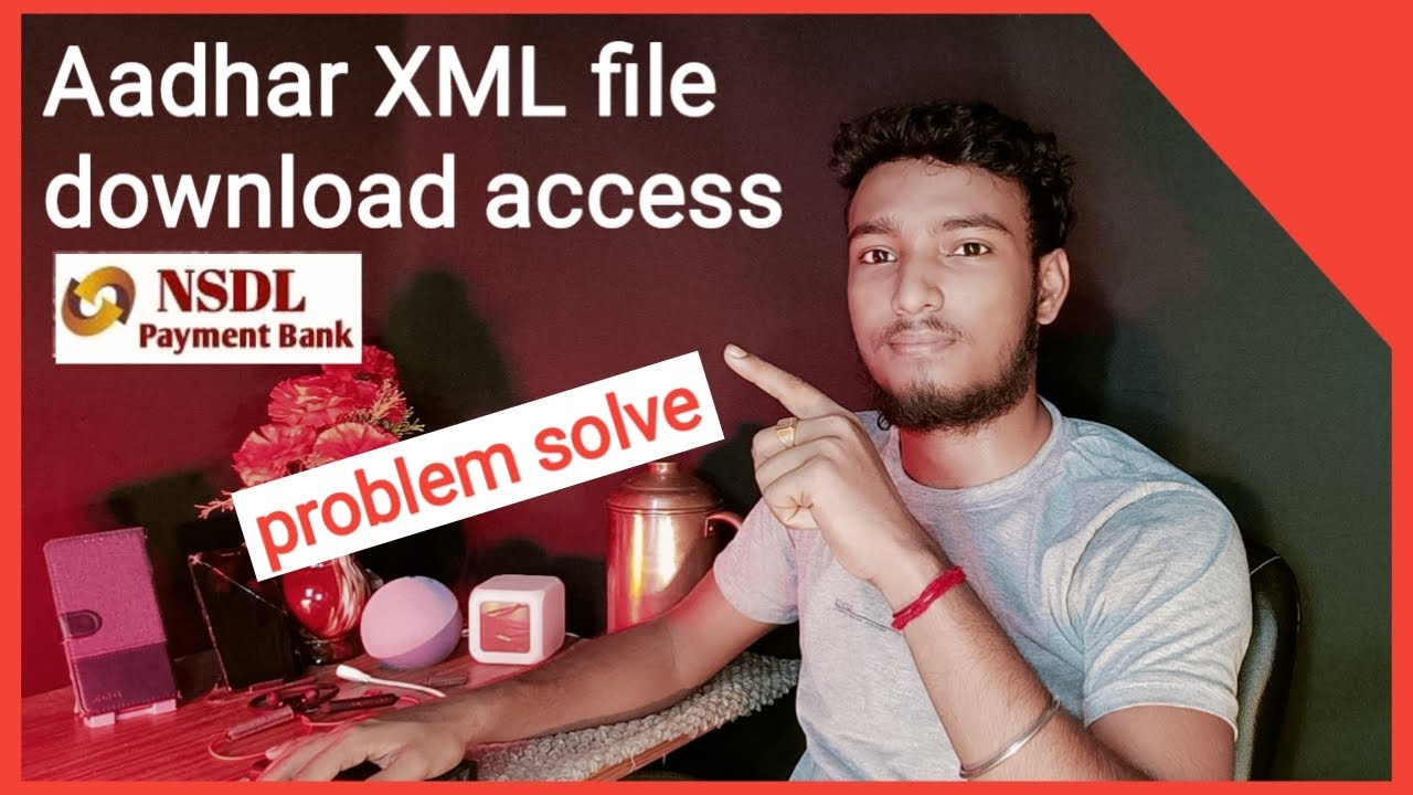NSDL jiffy aadhar XML file download access full process || Aadhar XML ...