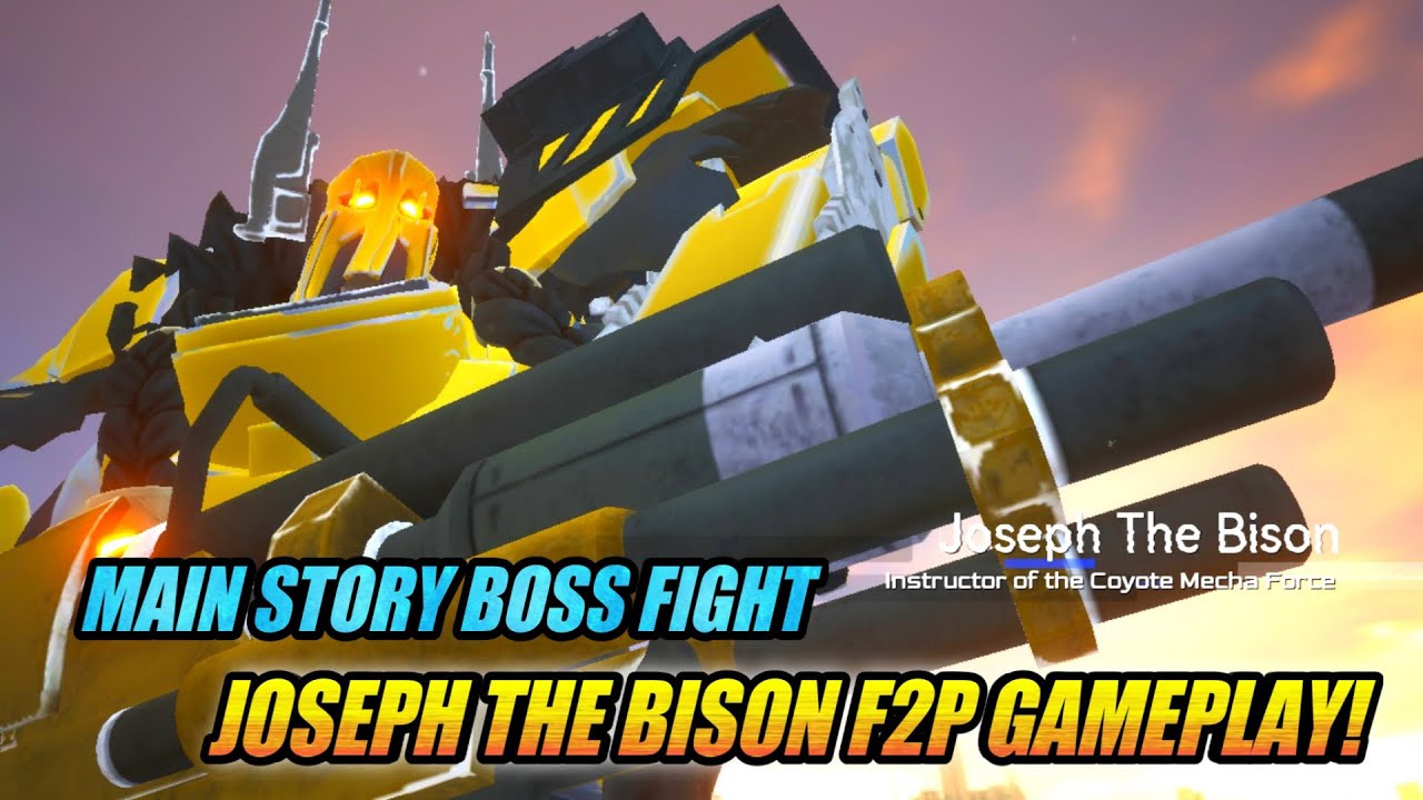 BOSS FIGHT MAIN STORY - JOSEPH THE BISON F2P GAMEPLAY💯 [ Snowbreak ...