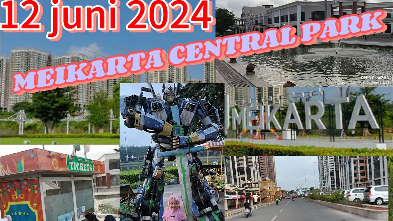 MEIKARTA CENTRAL PARK!!! Perjalanan ke Danau MEIKARTA!!!!! - YouTube