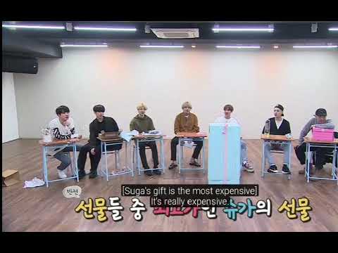 Suga gift to V his expensive acrylic