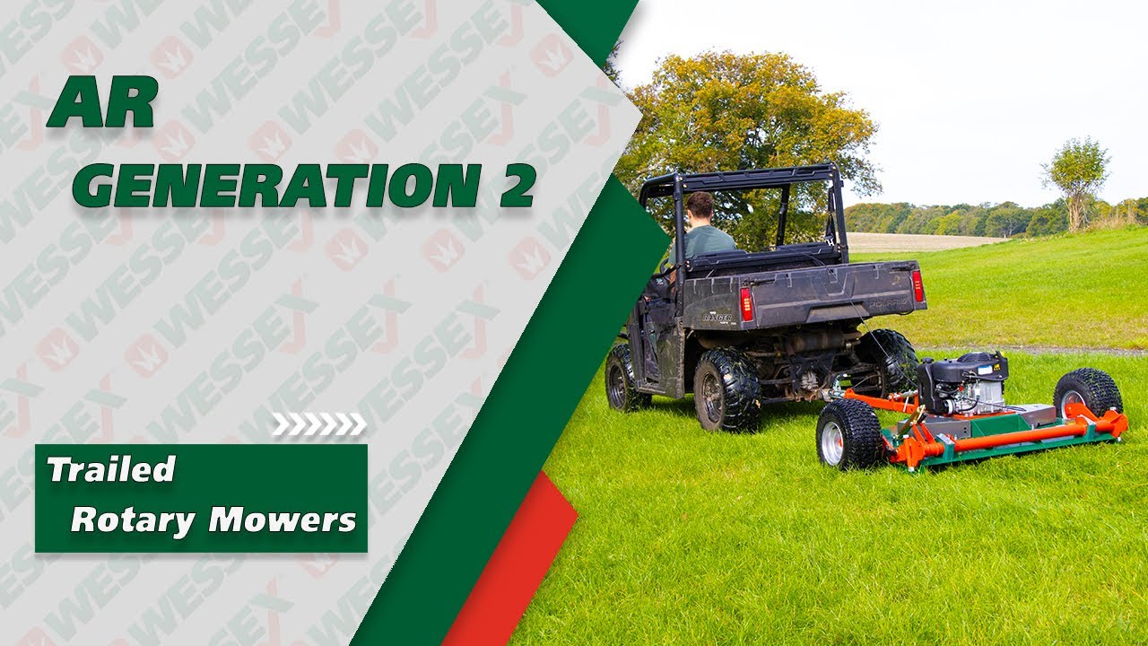 AR G2 Trailed Rotary Mowers - Wessex International - YouTube
