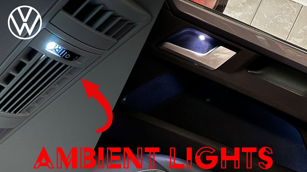 VW Transporter/Multivan 6.1 - Front ambient lights #DIY - YouTube
