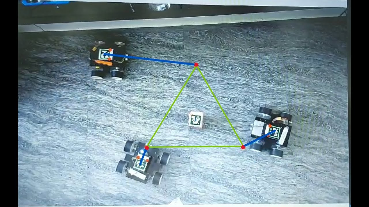 Swarm Robot with aruco markers - YouTube