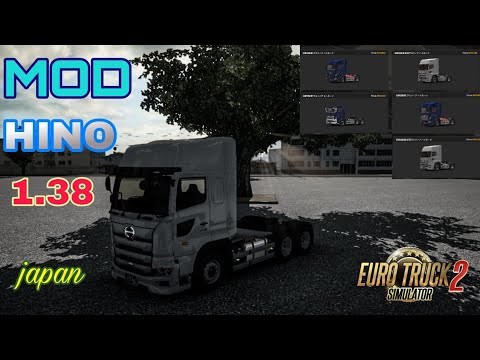 แจก MOD HINO ETS2 V.1.38 euro truck simulator 2 - YouTube