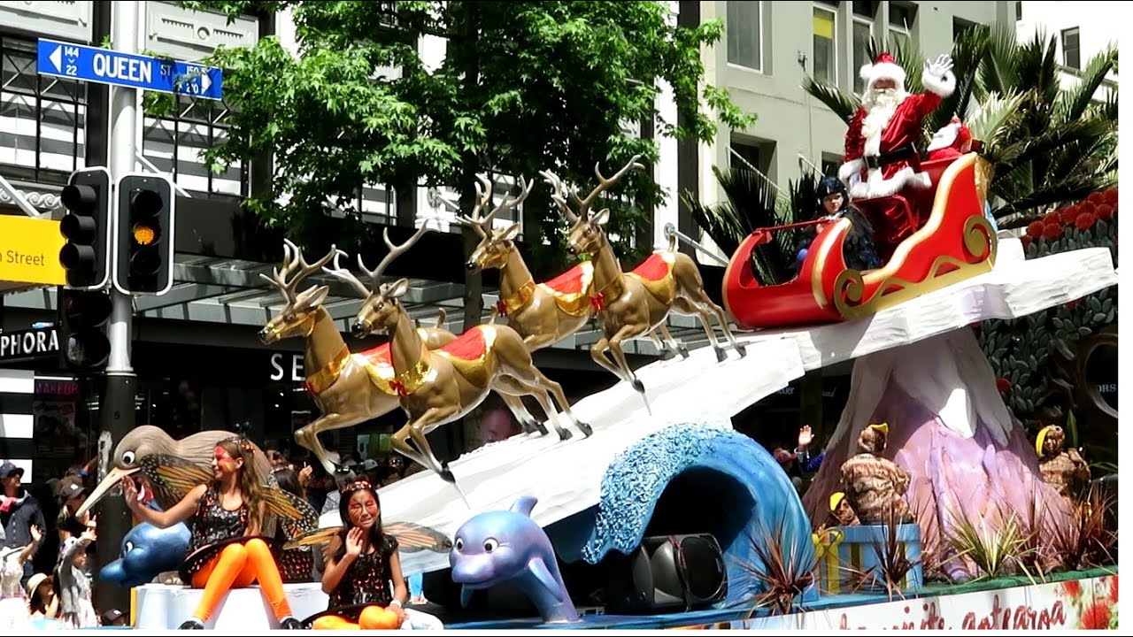 Farmers Santa Parade 2019, Auckland, New Zealand - YouTube