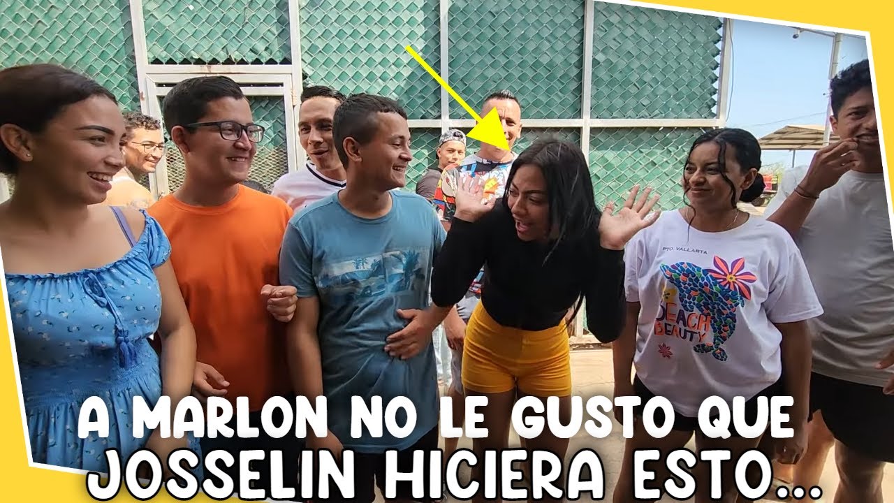 Escuchen lo que Marlon le dice a Josselin porque ella le arrimó la ...