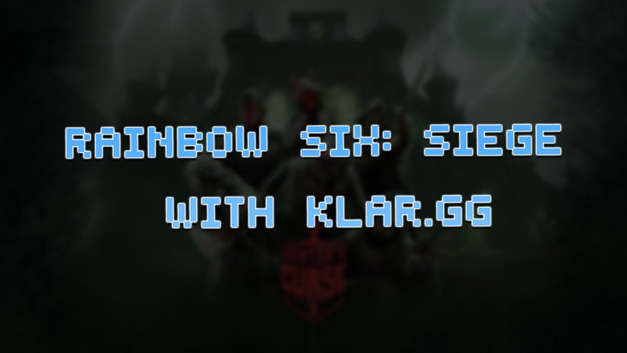 RAINBOW SIX w/ KLAR.GG | LEGIT CHEATING | UNRANKED/RANKED - YouTube