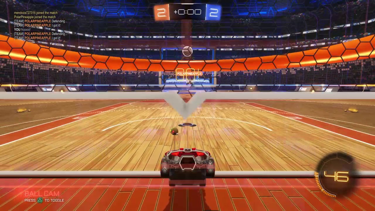 Rocket League Hoops 1st Shot Made - YouTube