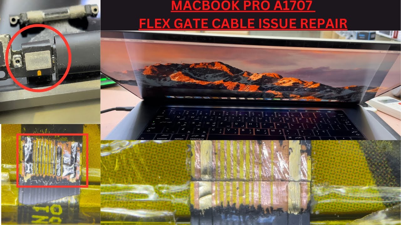 HOW TO FIX MACBOOK PRO FLEX GATE BACK LIGHT ISSUE - YouTube