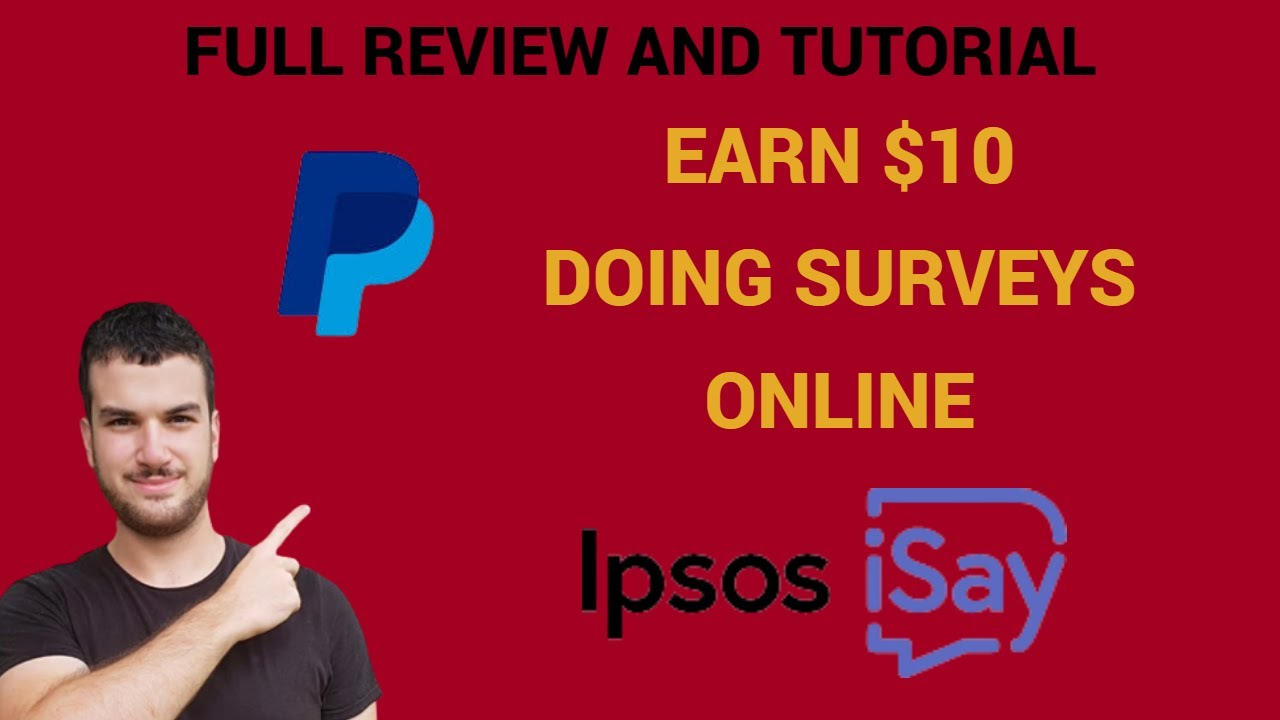 Ipsos Isay Review - Can you earn Paypal money online with this site? - YouTube