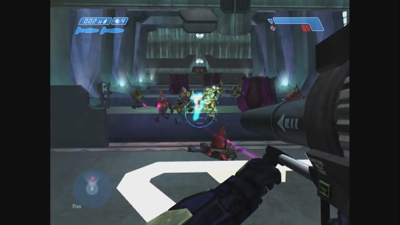 Halo Combat Evolved Mission 5 Assault on the Control Room GamePlay ...