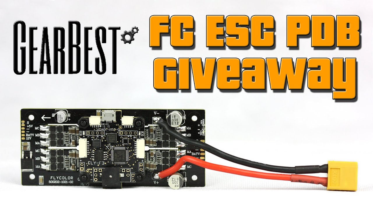 Free Giveaway F3 FC, Quad ESC, PDB - Sponsored by Gearbest (+ discount ...