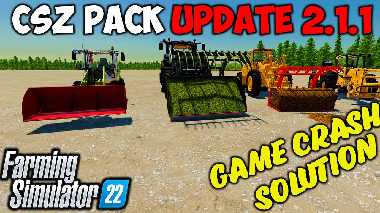 CSZ Pack Update 2.1.1 Mod Review + Game Crash Solution | FS22 - YouTube