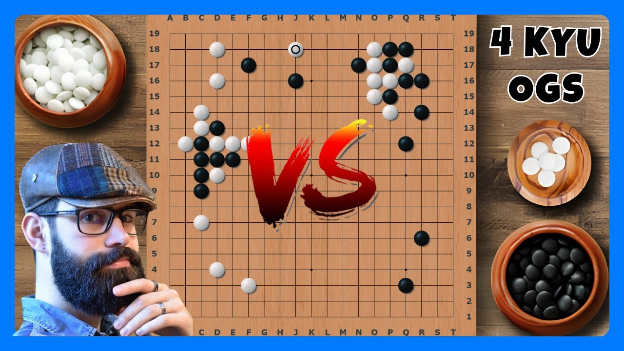 Partie de Go Niveau 3 Kyu OGS (9) | Jeu de Go - YouTube