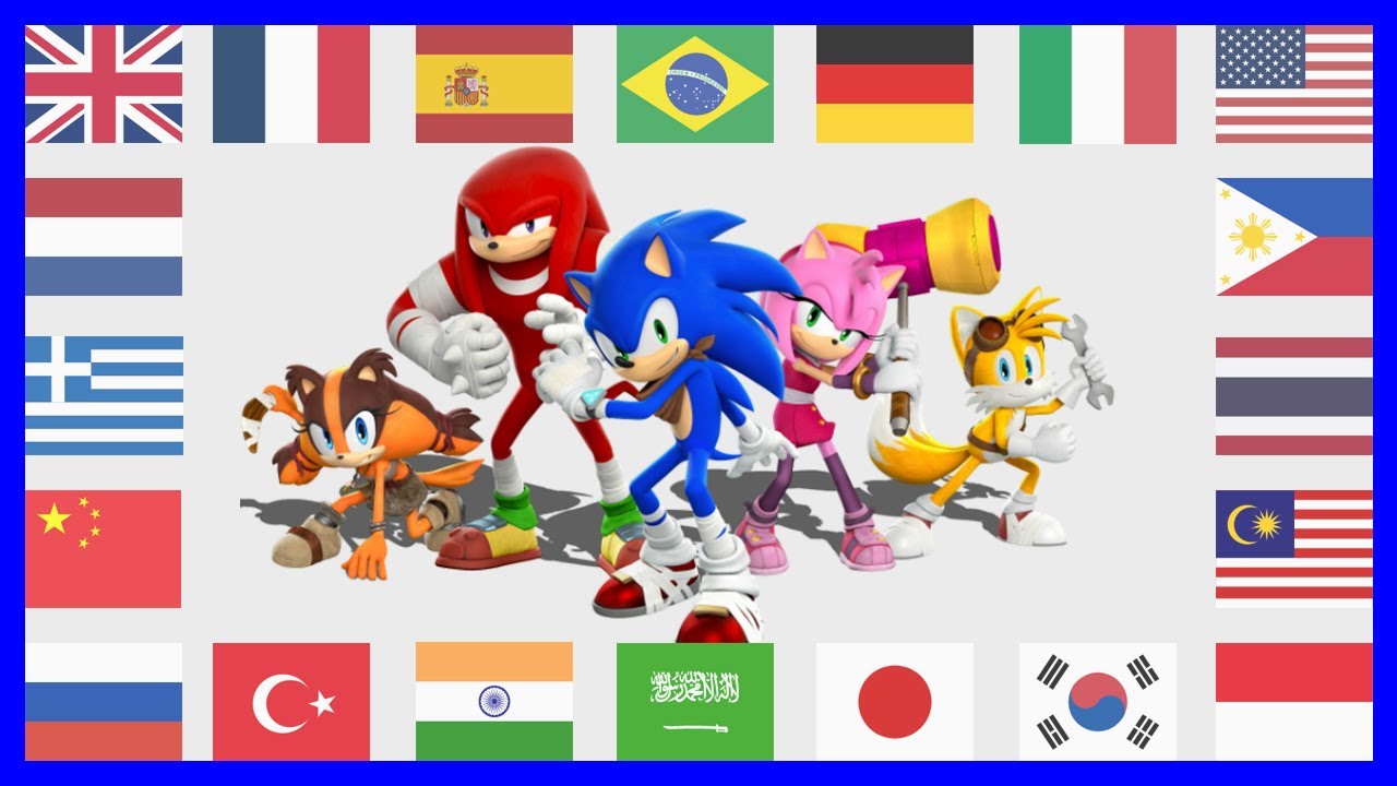 Sonic Boom in different languages - YouTube