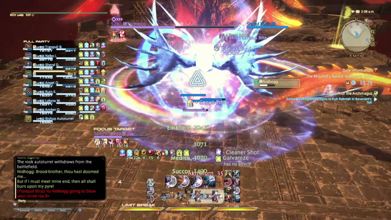 Final Fantasy XIV Nidhogg Extreme - YouTube