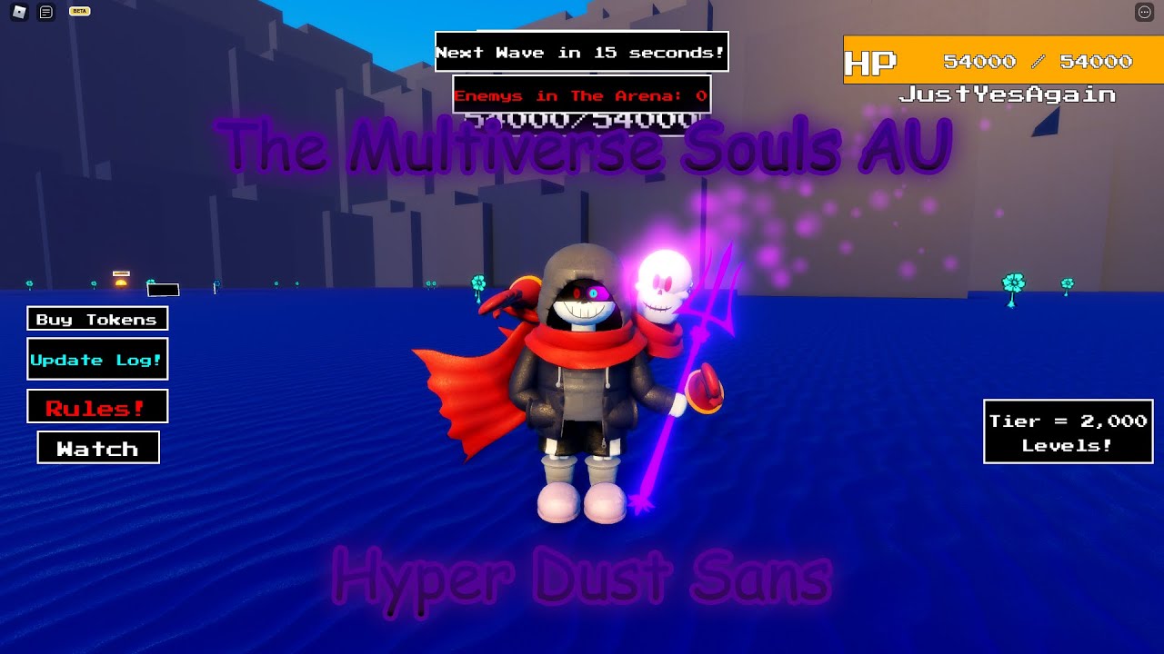 The Multiverse Souls AU | Hyper Dust Sans | - YouTube