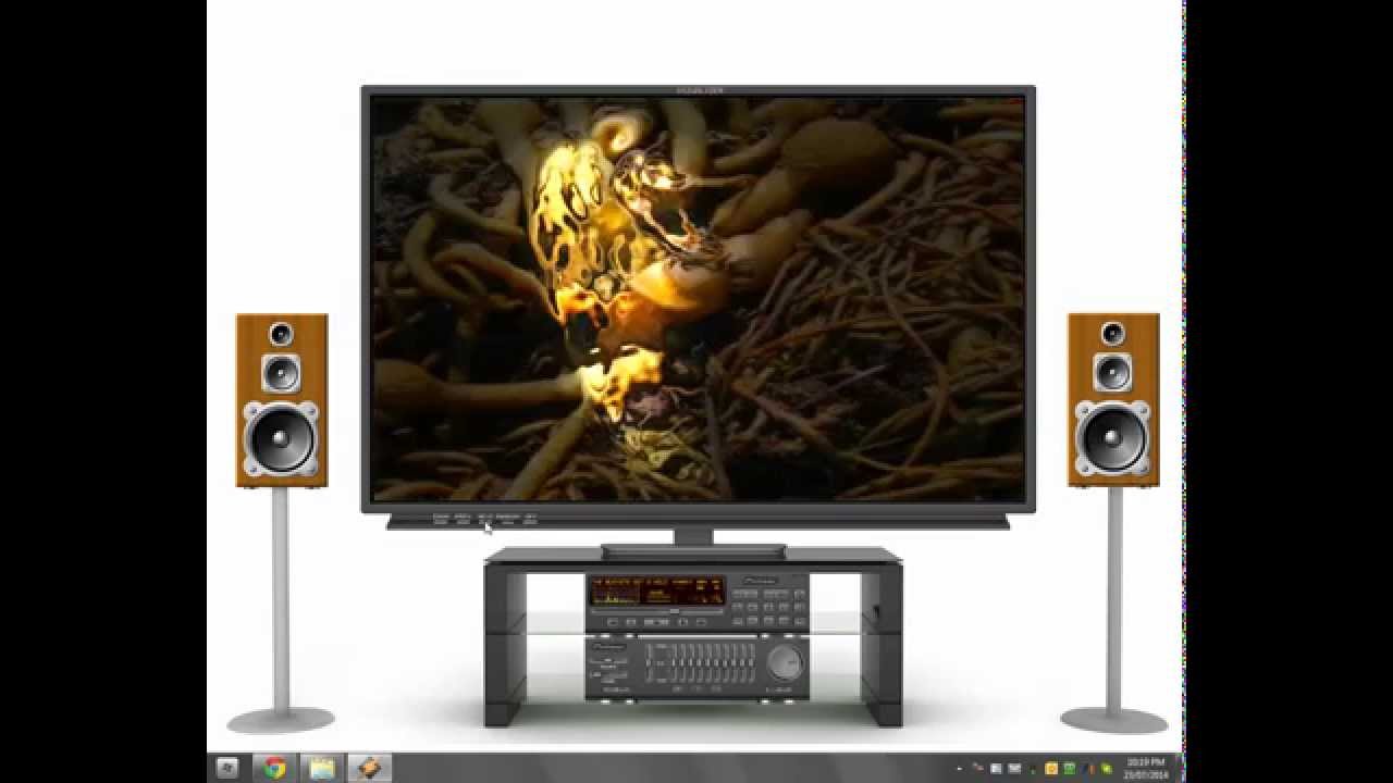 Widescreen theme with Winamp Pimeer skin - YouTube