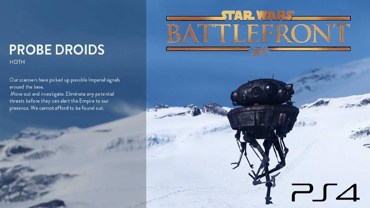 STAR WARS: Battlefront - Probe Droids - Gameplay [PS4] 720p [HD] - YouTube