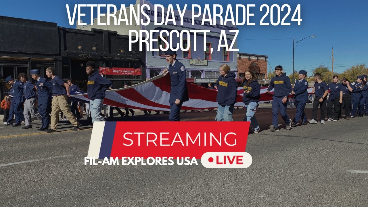 Veterans Day Parade 2024 - Livestream | Prescott, AZ - YouTube