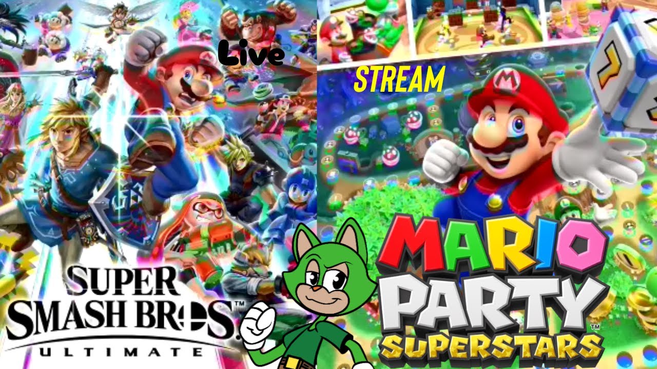 Super Smash Bros Ultimate and Mario Party Superstars Livestream - YouTube