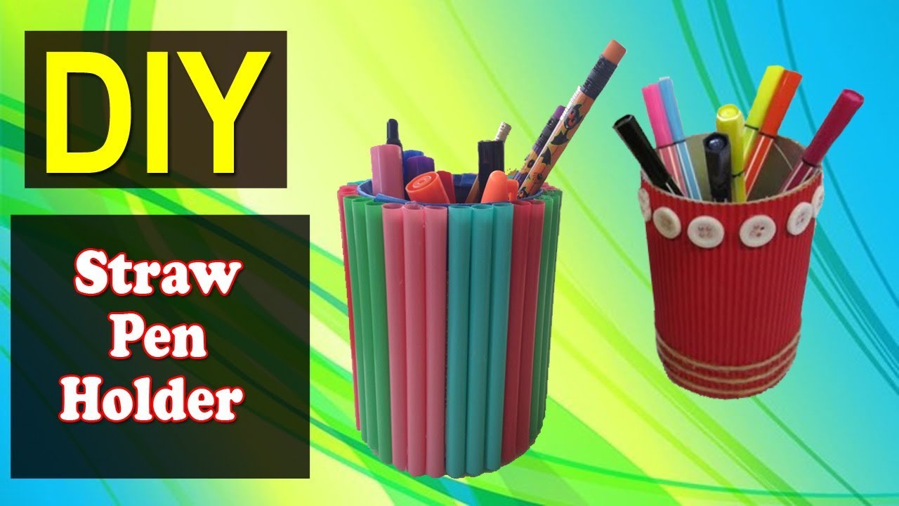 Diy Straw Holder at Ricardo Bair blog