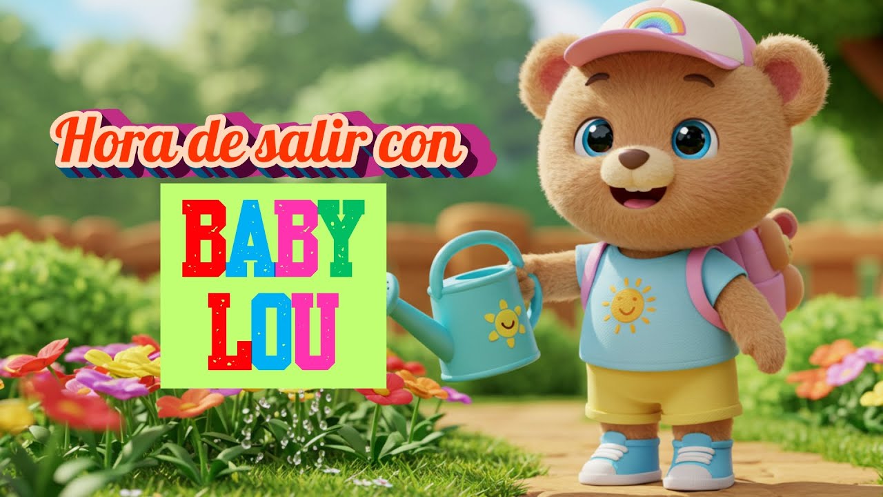 Hora de salir con Baby Lou 🧸 Explorando el jardín y la naturaleza ...