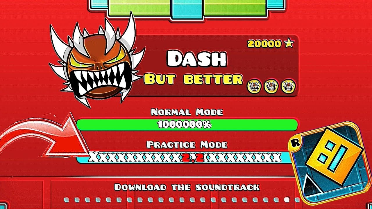*New* GEOMETRY DASH LEVEL *DASH BUT BETTER* 💥2 new DASH LEVELS BU ...