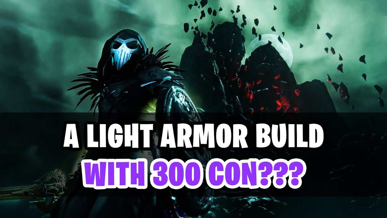 THIS LIGHT ARMOR BUILD HAS 300 CON AND IT SLAPS??? - NEW WORLD - YouTube