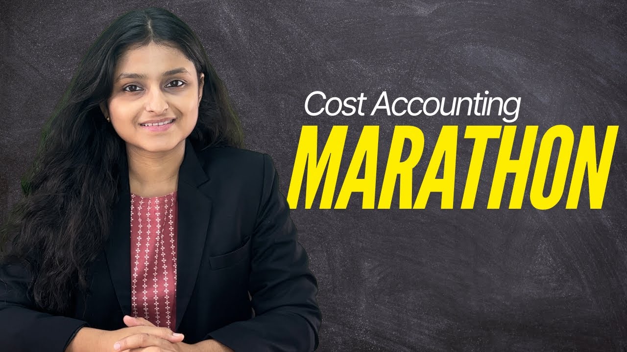 Cost Accounting Marathon | CMA Inter | Palak Sharma | AIR - 39 - YouTube