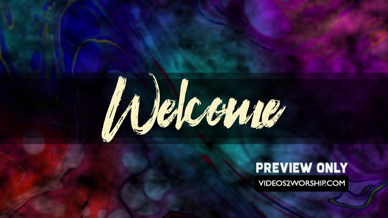 Free Welcome Motion Graphics Background Loop - YouTube