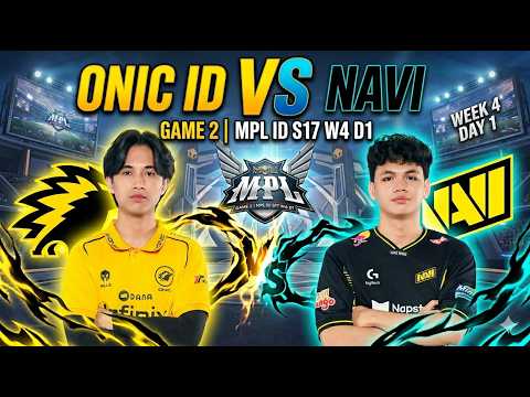ONIC ID VS NAVI | GAME 2 | MPL ID S17 W4 D1
