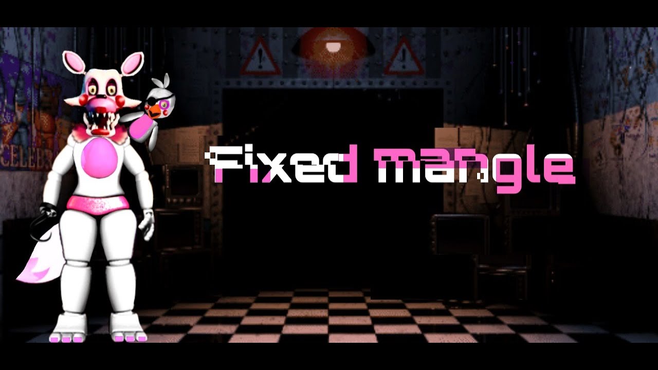 Making fixed mangle (funtime foxy) fnaf speed edit - YouTube