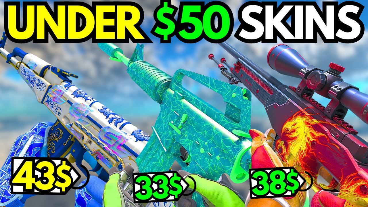 The BEST CS2 SKINS For Under $50 (BUDGET CS2 Skins in 2024) - YouTube