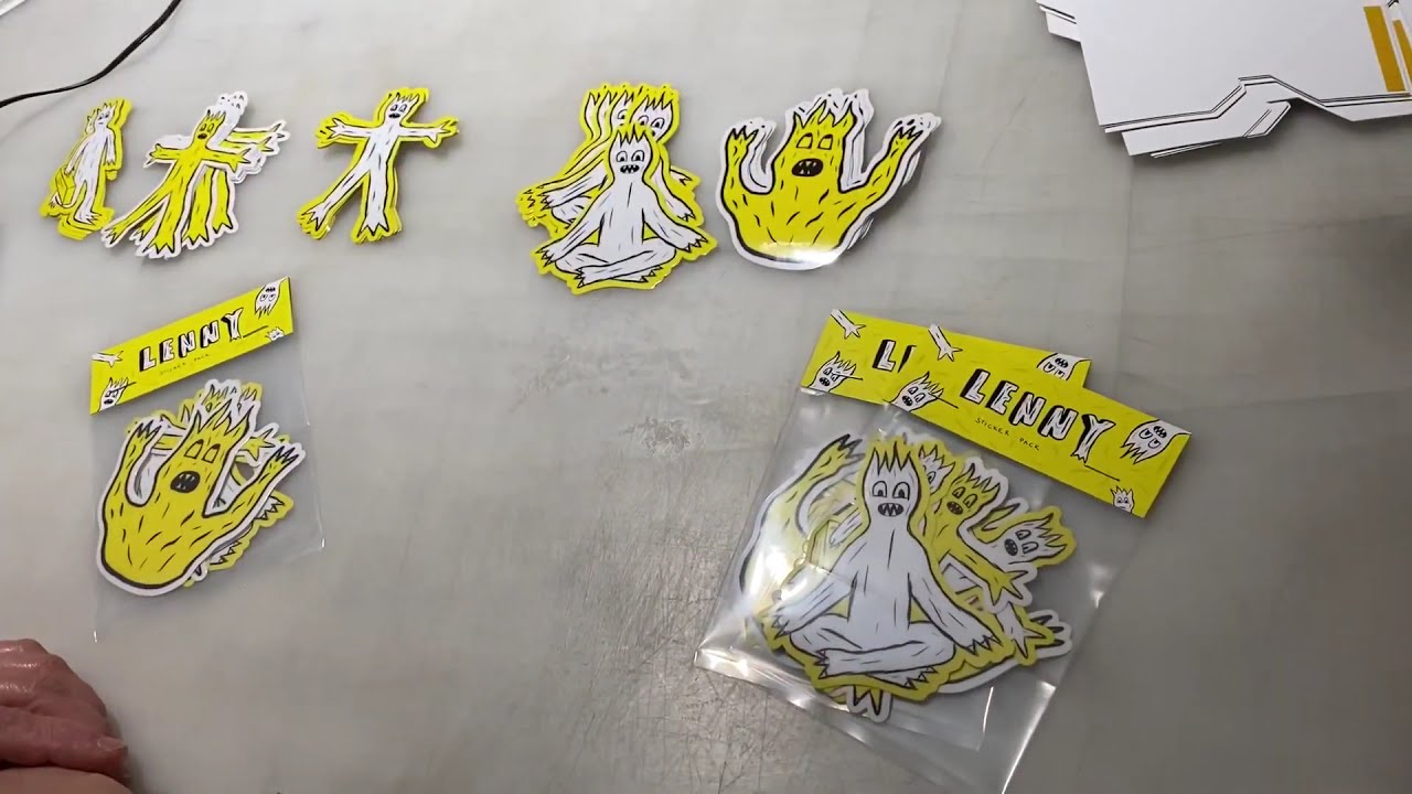 Die Cutting Sticker Packs - YouTube