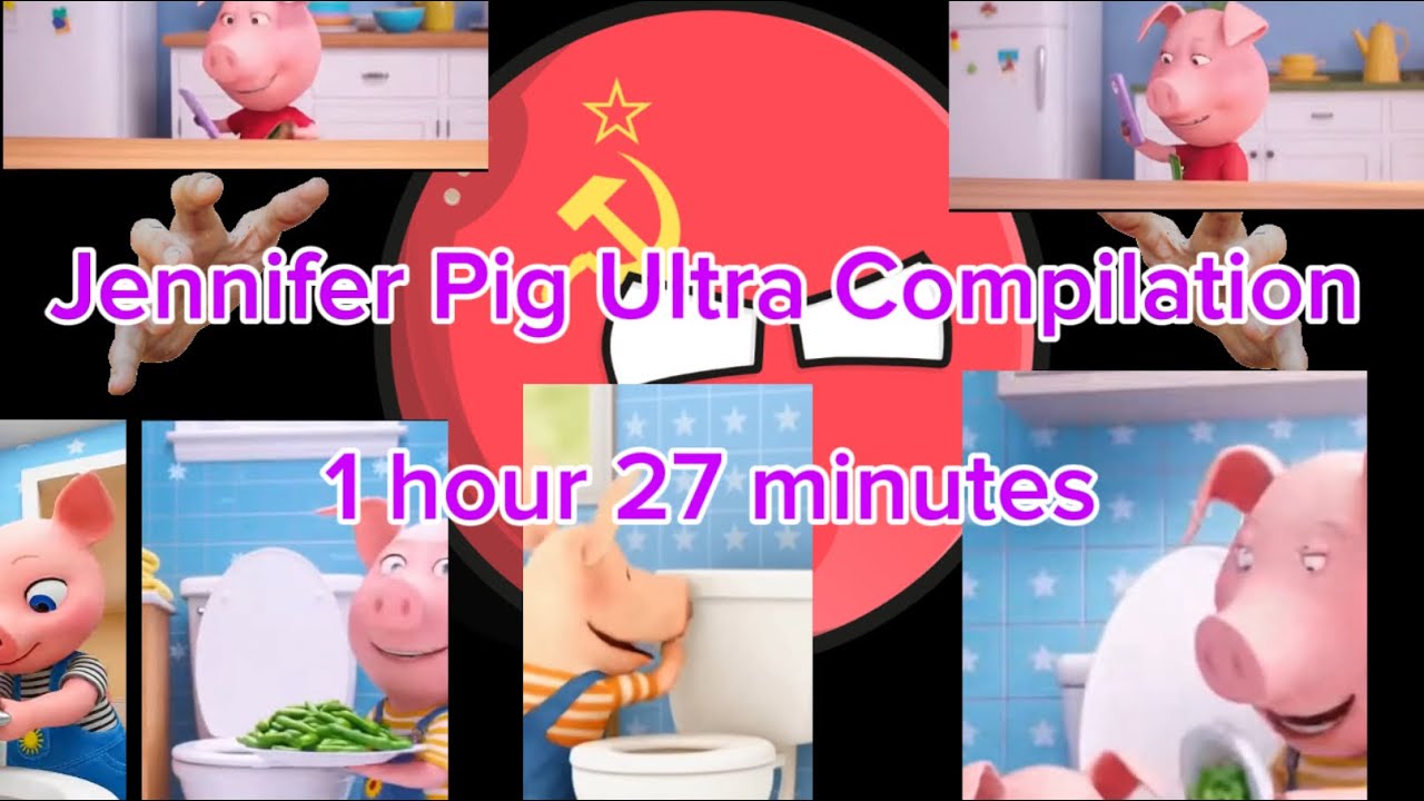 Jennifer Pig Ultra Compilation and Movie, Part 1, 1 Hour 27 Minutes ...