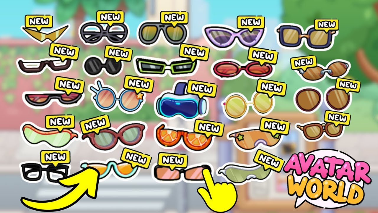 ALL GLASSES LOCATION IN AVATAR WORLD 😍 HIDDEN SECRETS - YouTube