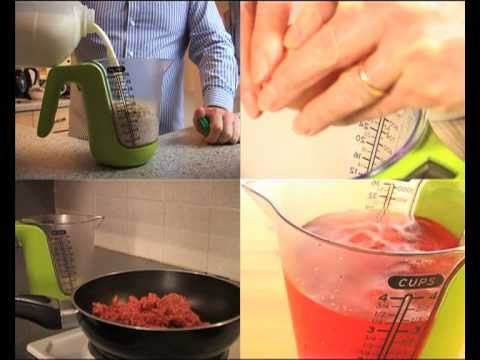 eKitch Large Digital Measuring Jug with built in kitchen scale