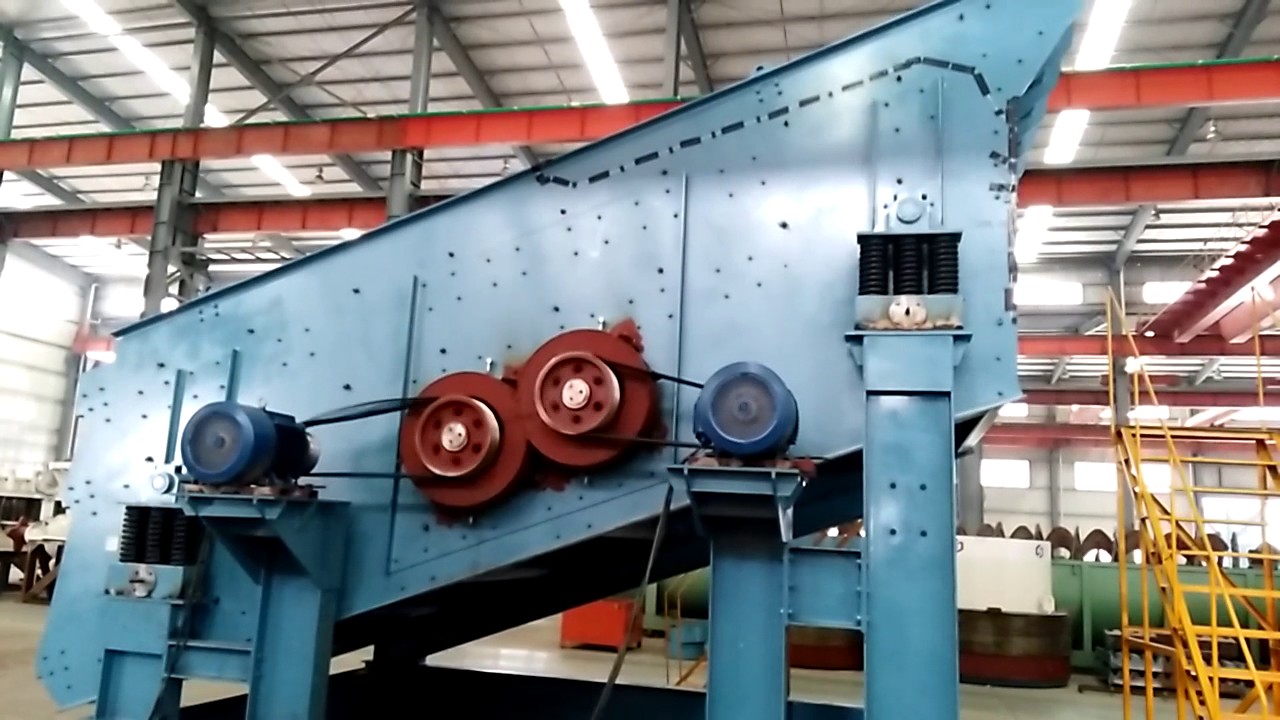 Vibrating Screen Test Running - YouTube