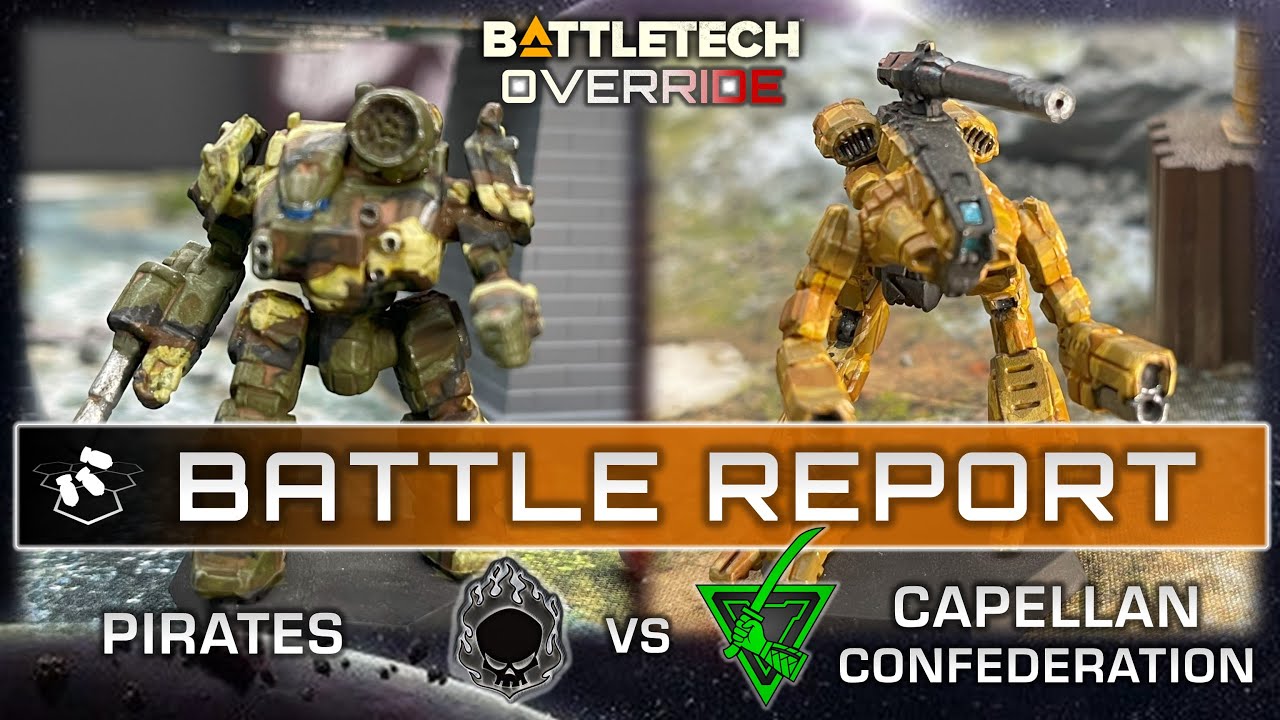 BATTLETECH Battle Report | Pirates vs Capellan Confederation | ilClan ...