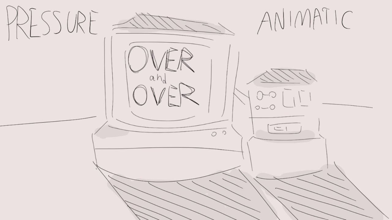 over and over / p.Ai.nter angst animatic / pressure roblox - YouTube