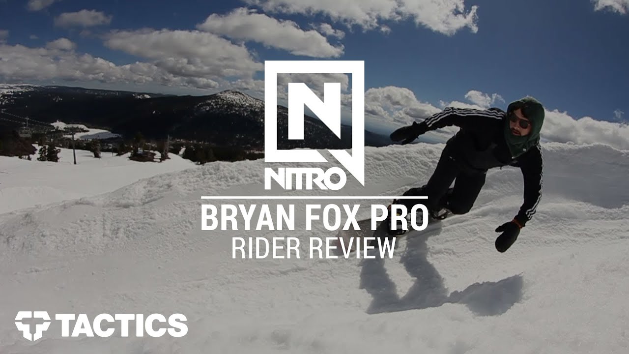 Nitro Bryan Fox Pro 2017 Snowboard Rider Review - Tactics - YouTube